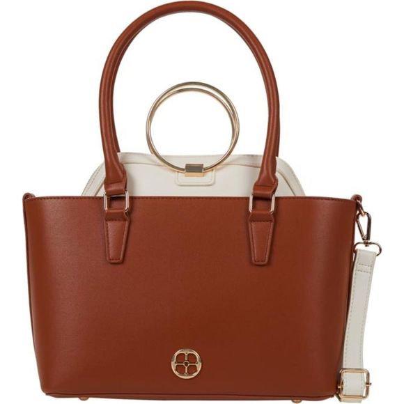 IMAN | Bags | Iman Global Chic 2in Tote Crossbody Saddle 7334641 | Poshmark